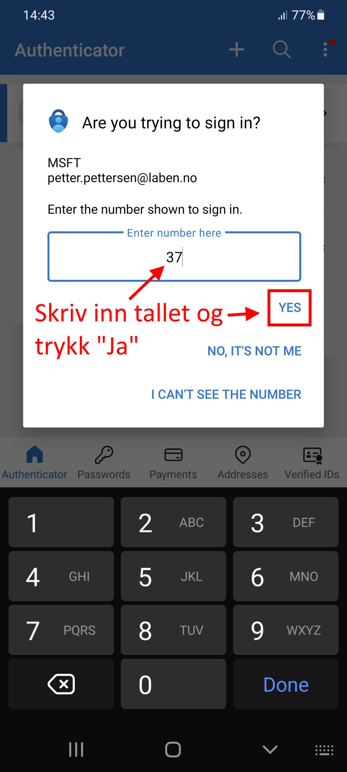 En guide til microsoft authenticator – Norsk Tele og Data